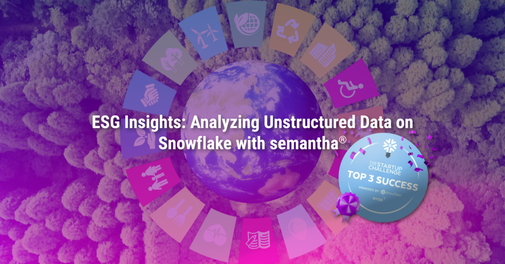Unlocking ESG Insights: Analyzing Unstructured Data on Snowflake with ...